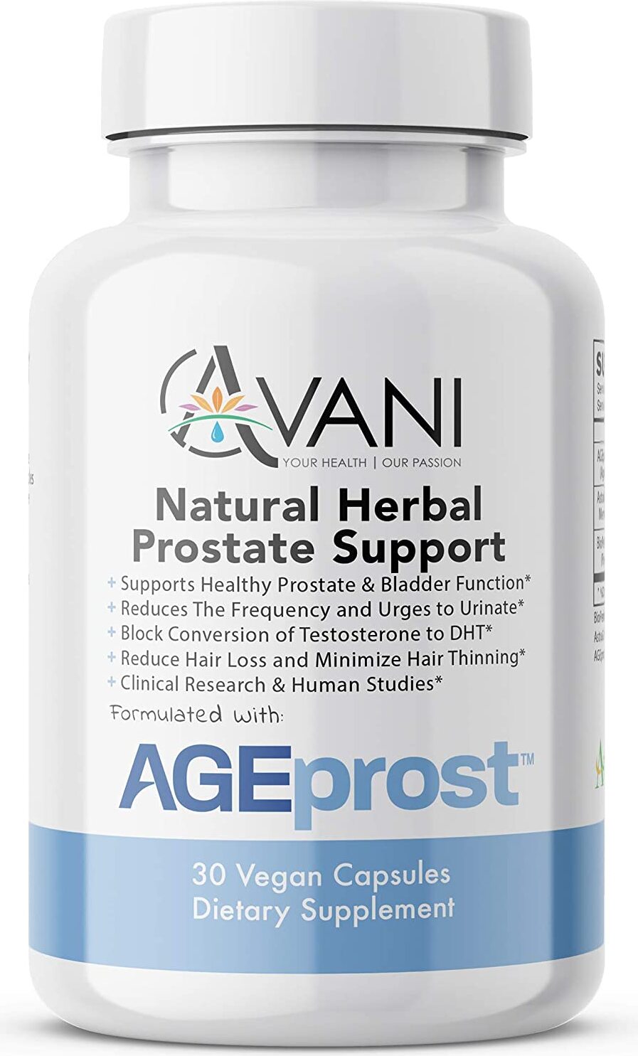 Avani Health AGEprost - Natural Herbal Prostate Support