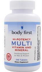 Body First Hi-Potency Multi - Vitamin and Mineral