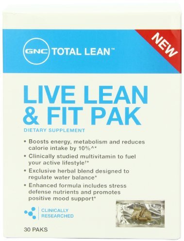 GNC Live Lean & Fit Pak Dietary Supplement | PricePlow