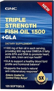 GNC Triple Strength Fish Oil 1500 + GLA | Save at PricePlow