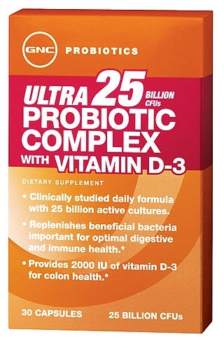 GNC Ultra Probiotic Complex 25 with Vitamin D-3 | PricePlow