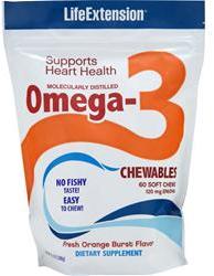 Life Extension Omega-3 Chewables | Save at PricePlow