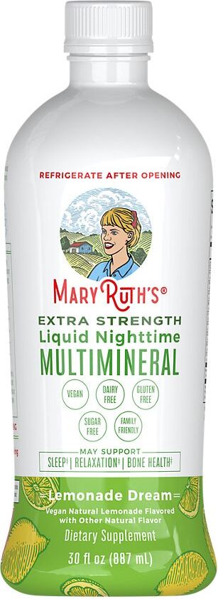Mary Ruth's Liquid Nighttime Multimineral, Extra Strength