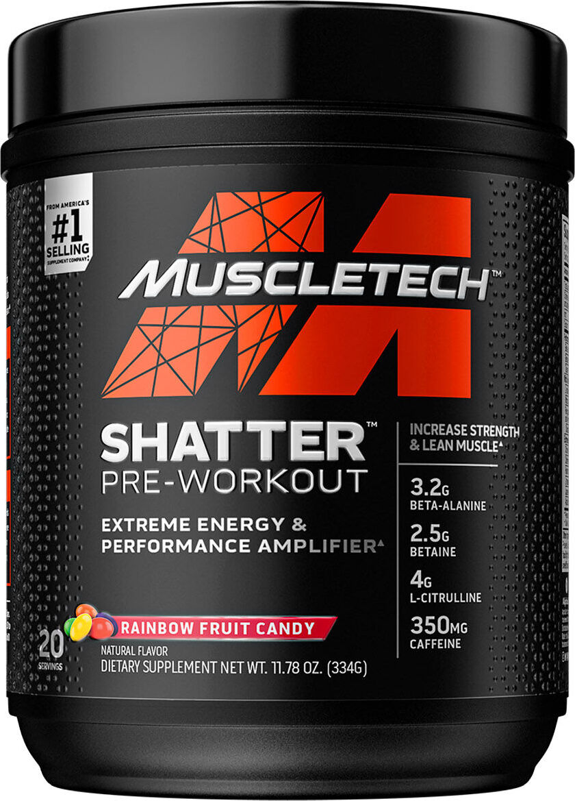 MuscleTech Shatter Pre-Workout | News & Prices at PricePlow