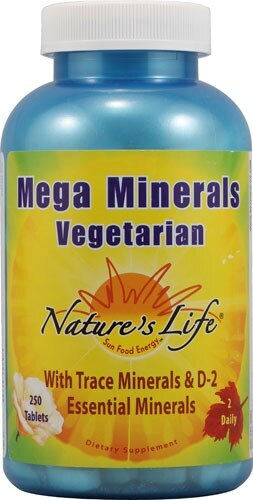 Nature's Life Mega Minerals Vegetarian | Save at PricePlow