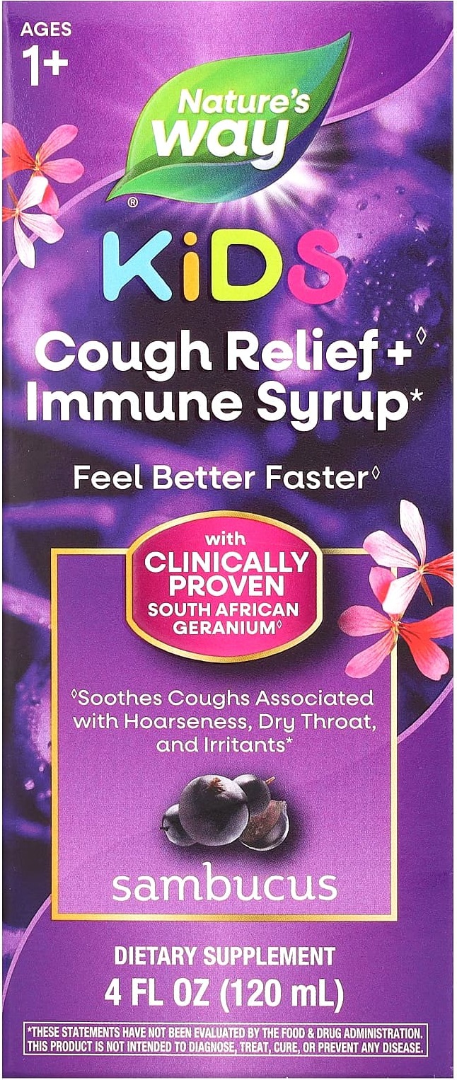 Nature's Way Kids Cough Relief + Immune Syrup | PricePlow