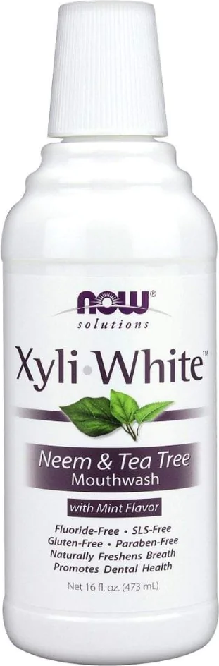 NOW Xyli-White Neem & Tea Tree Mouthwash | Save at PricePlow