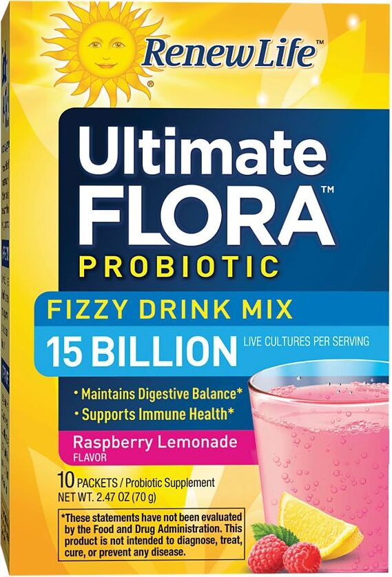 Renew Life Ultimate Flora Probiotic Fizzy Drink Mix