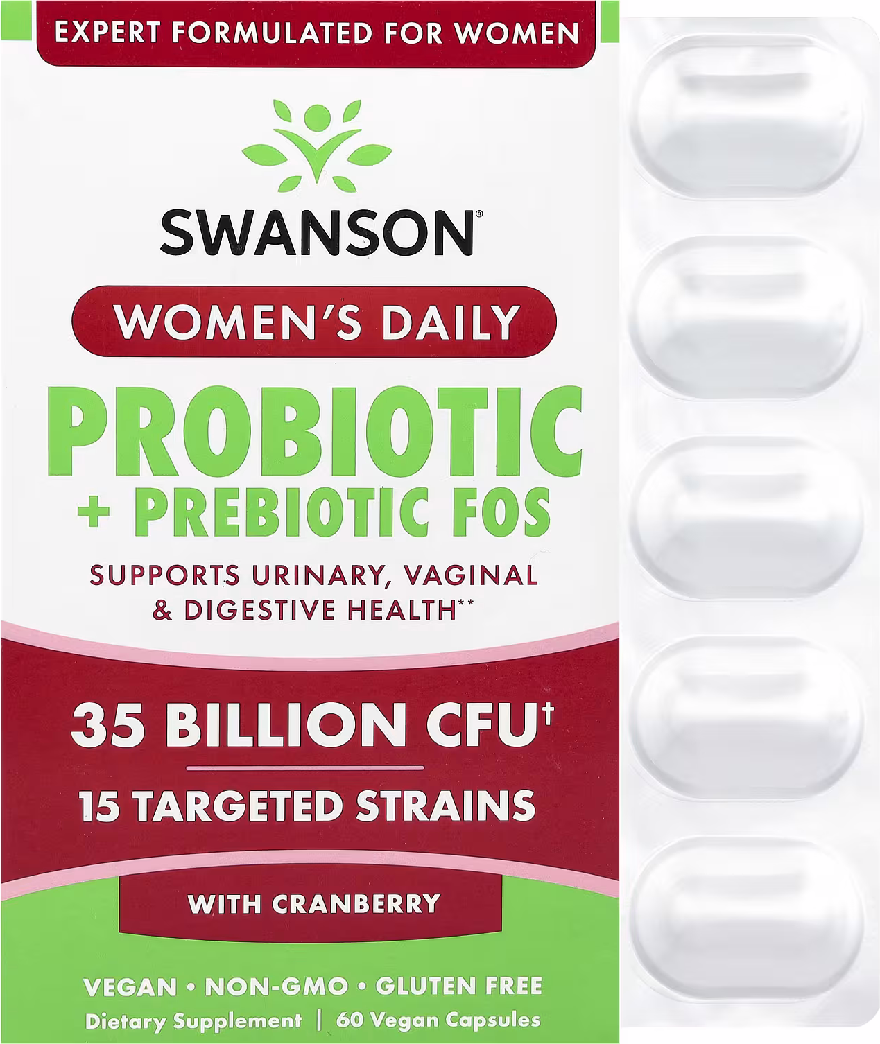 Swanson Women's Daily Probiotic + Prebiotic FOS | PricePlow