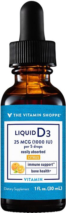The Vitamin Shoppe Liquid Vitamin D3 | Save at PricePlow