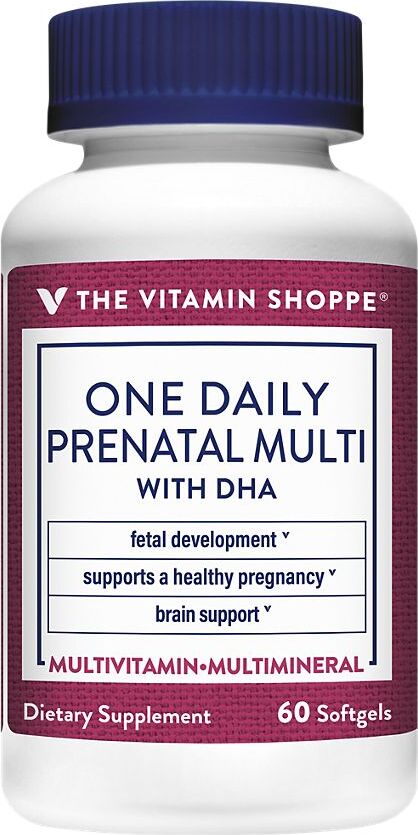 The Vitamin Shoppe One Daily Prenatal Multivitamin with DHA
