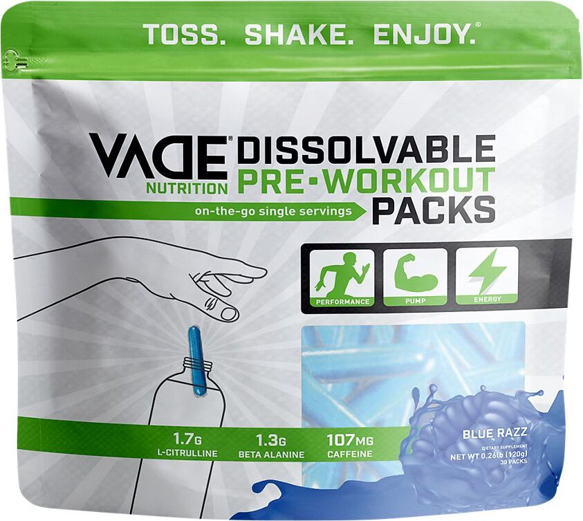 VADE Nutrition Dissolvable Pre-Workout Packs | PricePlow